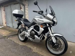 Grey Kawasaki Versys 2007 in Birstonas, with an engine capacity of 0.65 L and mileage of 45 thousand km for 2999 €, photo  on AUTOMOTO.COM.LV