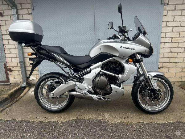 Grey Kawasaki Versys 2007 in Birstonas, with an engine capacity of 0.65 L and mileage of 45 thousand km for 2999 €, photo 4 on AUTOMOTO.COM.LV
