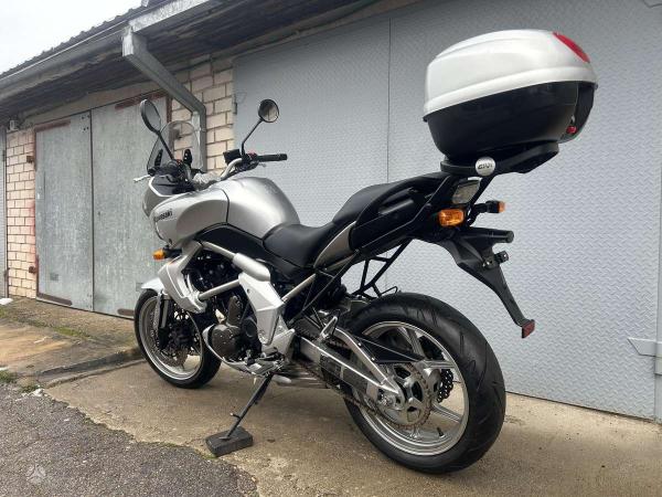 Grey Kawasaki Versys 2007 in Birstonas, with an engine capacity of 0.65 L and mileage of 45 thousand km for 2999 €, photo 5 on AUTOMOTO.COM.LV