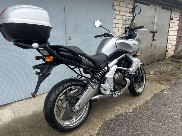 Grey Kawasaki Versys 2007 in Birstonas, with an engine capacity of 0.65 L and mileage of 45 thousand km for 2999 €, photo 6 on AUTOMOTO.COM.LV