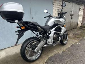 Grey Kawasaki Versys 2007 in Birstonas, with an engine capacity of 0.65 L and mileage of 45 thousand km for 2999 €, photo 7 on AUTOMOTO.COM.LV