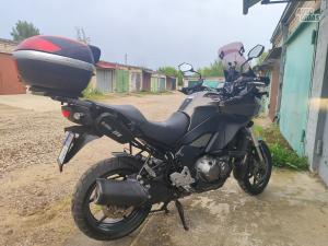 Grey Kawasaki Versys 2012 in Jonava, with an engine capacity of 1.05 L and mileage of 55 thousand km for 4100 €, photo  on AUTOMOTO.COM.LV