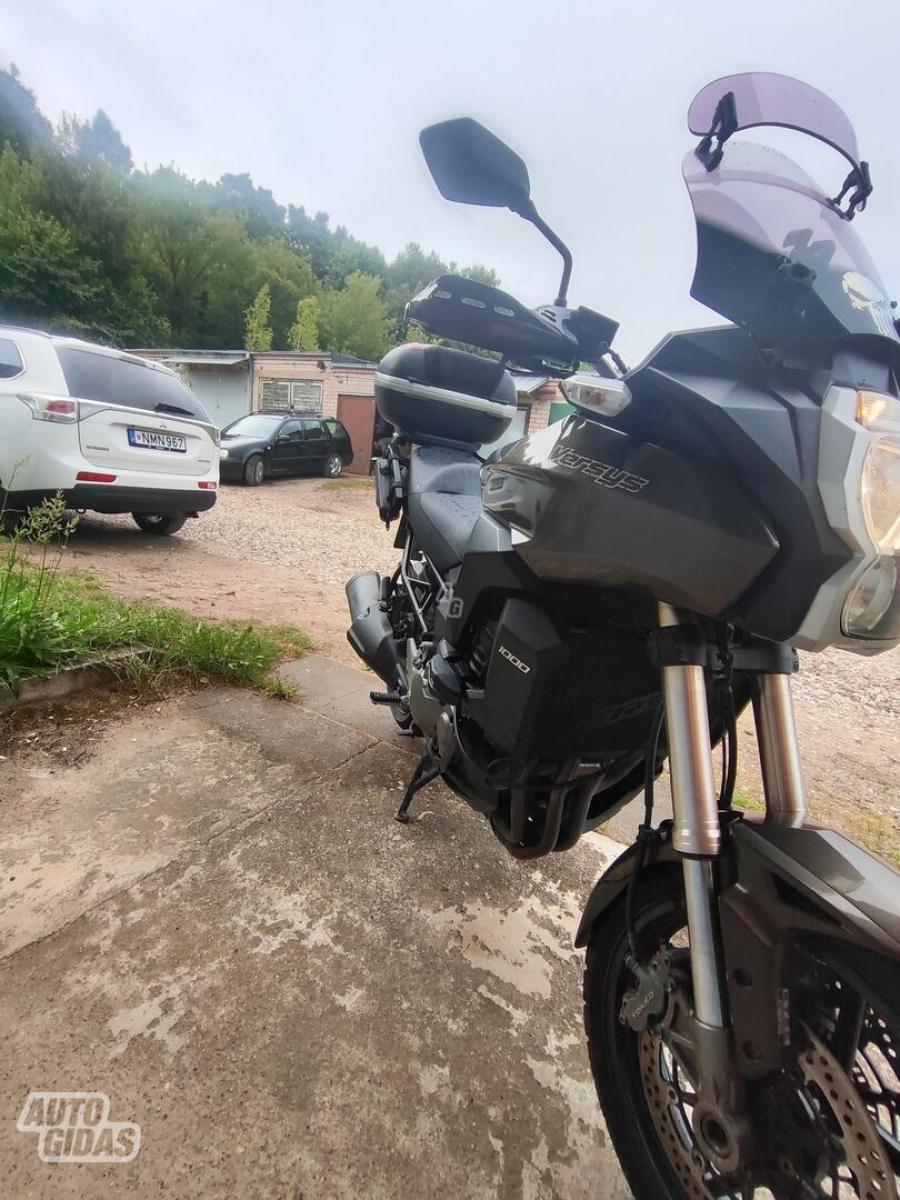 Grey Kawasaki Versys 2012 in Jonava, with an engine capacity of 1.05 L and mileage of 55 thousand km for 4100 €, photo 3 on AUTOMOTO.COM.LV
