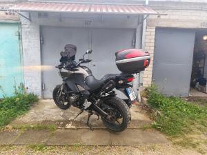 Grey Kawasaki Versys 2012 in Jonava, with an engine capacity of 1.05 L and mileage of 55 thousand km for 4100 €, photo 18 on AUTOMOTO.COM.LV