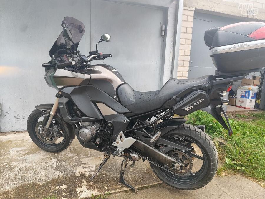 Grey Kawasaki Versys 2012 in Jonava, with an engine capacity of 1.05 L and mileage of 55 thousand km for 4100 €, photo 19 on AUTOMOTO.COM.LV