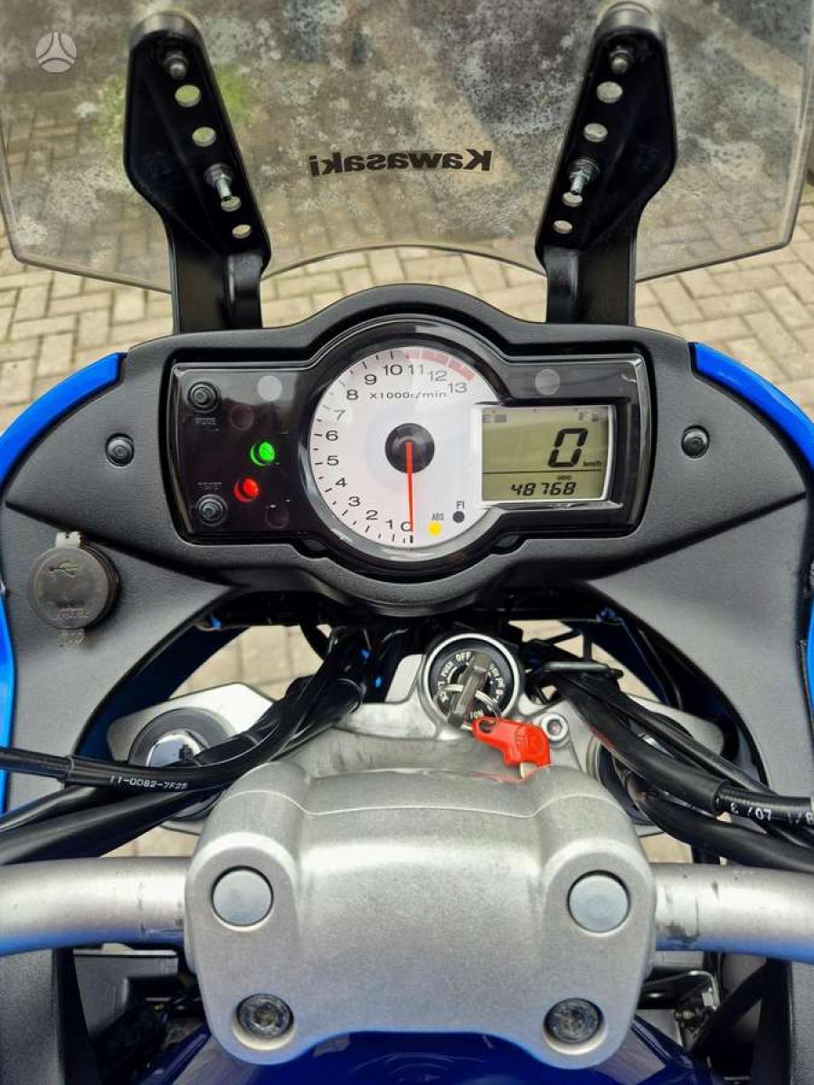 Kawasaki Versys 2008 in Prienai, with an engine capacity of 0.65 L and mileage of 48 thousand km for 2950 €, photo 12 on AUTOMOTO.COM.LV