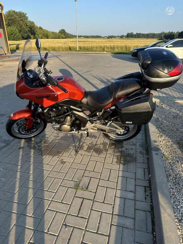 Оранжевый Кавасаки Versys 2007 в Ширвинтос, объемом двигателя 0.65 л и пробегом 39 тыс. км за 2650 €, фото 5 на AUTOMOTO.COM.LV