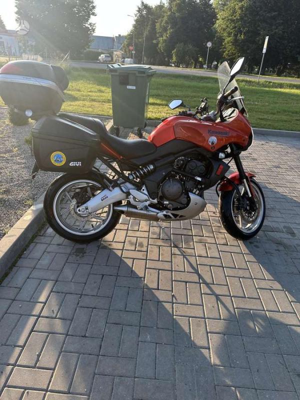 Оранжевый Кавасаки Versys 2007 в Ширвинтос, объемом двигателя 0.65 л и пробегом 39 тыс. км за 2650 €, фото 6 на AUTOMOTO.COM.LV