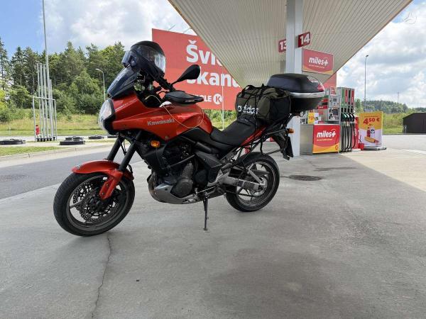 Oranžs Kawasaki Versys 2008 Viļņa, ar dzinēja tilpumu 0.65 L un nobraukumu 54 tūkst. km par 3450 €, foto 10 vietnē AUTOMOTO.COM.LV