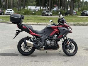 Red Kawasaki Versys 2024 in Vilnius, with an engine capacity of 1.04 L and mileage of 12 thousand km for 11900 €, photo 7 on AUTOMOTO.COM.LV