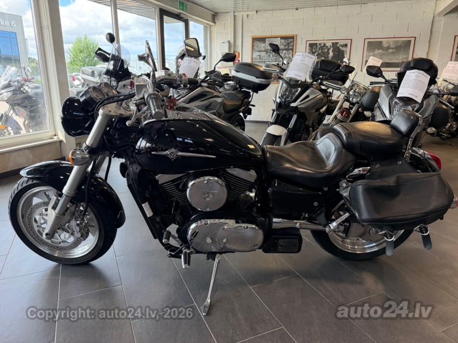 Melns Kawasaki VN 1500 2003 Tallina, ar dzinēja tilpumu 1.47 L un nobraukumu 27 tūkst. km par 5490 €, foto 12 vietnē AUTOMOTO.COM.LV