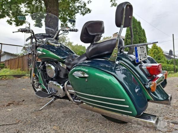 Kawasaki VN 1500 1999 in Riga, with an engine capacity of 1.47 L and mileage of 0 thousand km for 3450 €, photo 6 on AUTOMOTO.COM.LV