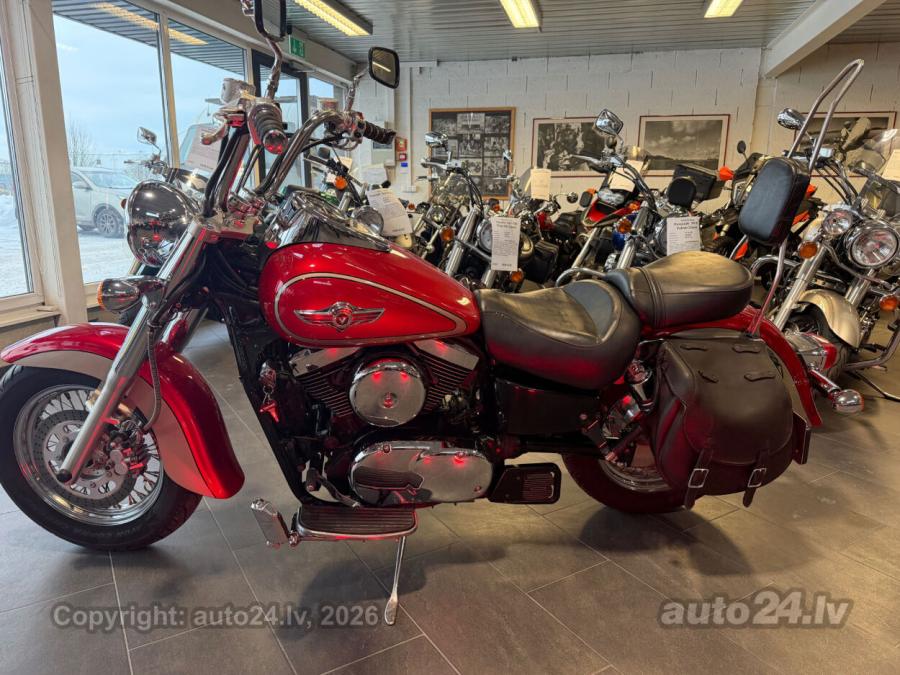 Kawasaki VN 1500 2000 Tallina, ar dzinēja tilpumu 1.47 L un nobraukumu 31 tūkst. km par 4490 €, foto 13 vietnē AUTOMOTO.COM.LV