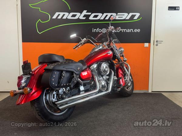 Sarkans Kawasaki VN 1600 2003 Tartu, ar dzinēja tilpumu 1.60 L un nobraukumu 29 tūkst. km par 4990 €, foto 1 vietnē AUTOMOTO.COM.LV