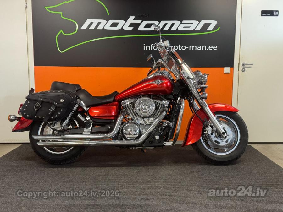 Sarkans Kawasaki VN 1600 2003 Tartu, ar dzinēja tilpumu 1.60 L un nobraukumu 29 tūkst. km par 4990 €, foto 3 vietnē AUTOMOTO.COM.LV