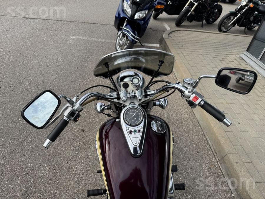 Kawasaki VN 800 1997 in Riga, with an engine capacity of 0.80 L and mileage of 0 thousand km for 2499 €, photo 8 on AUTOMOTO.COM.LV