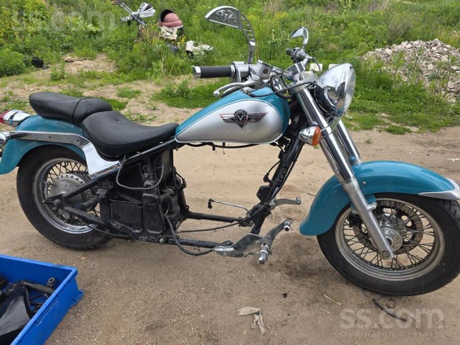 Kawasaki VN 800 1998 in Daugavpils, with an engine capacity of 0.80 L and mileage of 0 thousand km for 850 €, photo 1 on AUTOMOTO.COM.LV