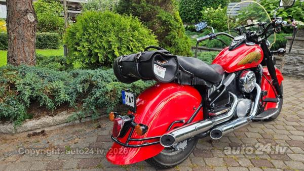 Red Kawasaki VN 800 1999 in Tallinn, with an engine capacity of 0.81 L and mileage of 36 thousand km for 5100 €, photo 3 on AUTOMOTO.COM.LV