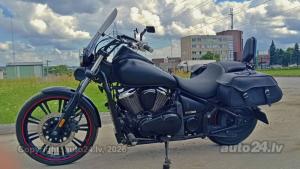 Melns Kawasaki VN 900 2010 Tartu, ar dzinēja tilpumu 0.90 L un nobraukumu 39 tūkst. km par 4900 €, foto 2 vietnē AUTOMOTO.COM.LV
