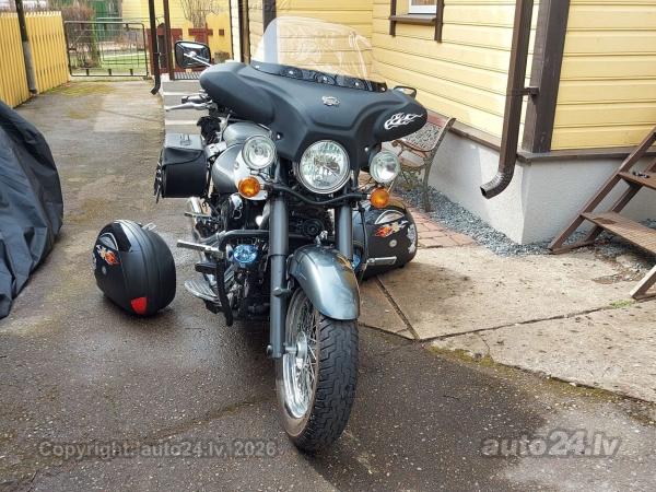 Melns Kawasaki VN 900 2013 Rakvere, ar dzinēja tilpumu 0.90 L un nobraukumu 23 tūkst. km par 6000 €, foto 2 vietnē AUTOMOTO.COM.LV