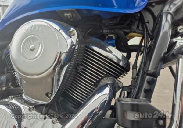 Blue Kawasaki VN 900 2007 in Viljandi, with an engine capacity of 0.90 L and mileage of 33 thousand km for 4700 €, photo 5 on AUTOMOTO.COM.LV