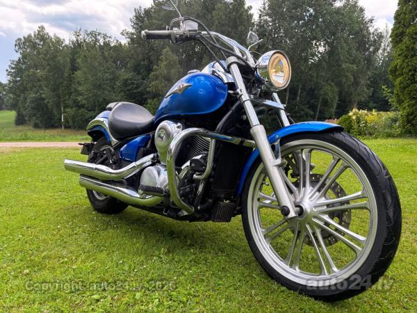 Zils Kawasaki VN 900 2007 Viljandi, ar dzinēja tilpumu 0.90 L un nobraukumu 35 tūkst. km par 4500 €, foto 1 vietnē AUTOMOTO.COM.LV