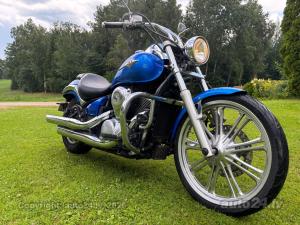 Zils Kawasaki VN 900 2007 Viljandi, ar dzinēja tilpumu 0.90 L un nobraukumu 35 tūkst. km par 4500 €, foto  vietnē AUTOMOTO.COM.LV