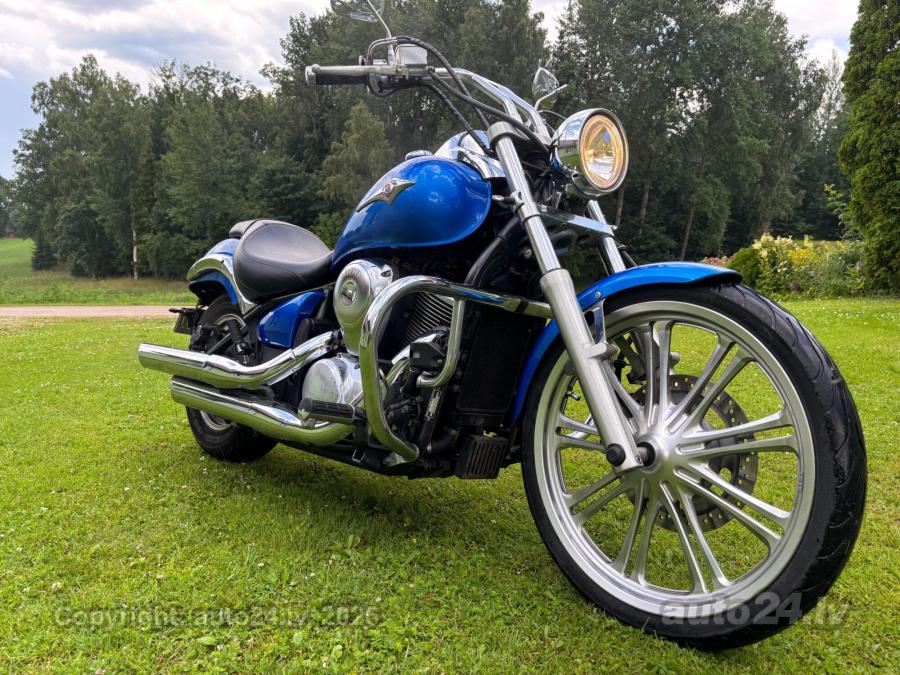 Zils Kawasaki VN 900 2007 Viljandi, ar dzinēja tilpumu 0.90 L un nobraukumu 35 tūkst. km par 4500 €, foto 1 vietnē AUTOMOTO.COM.LV