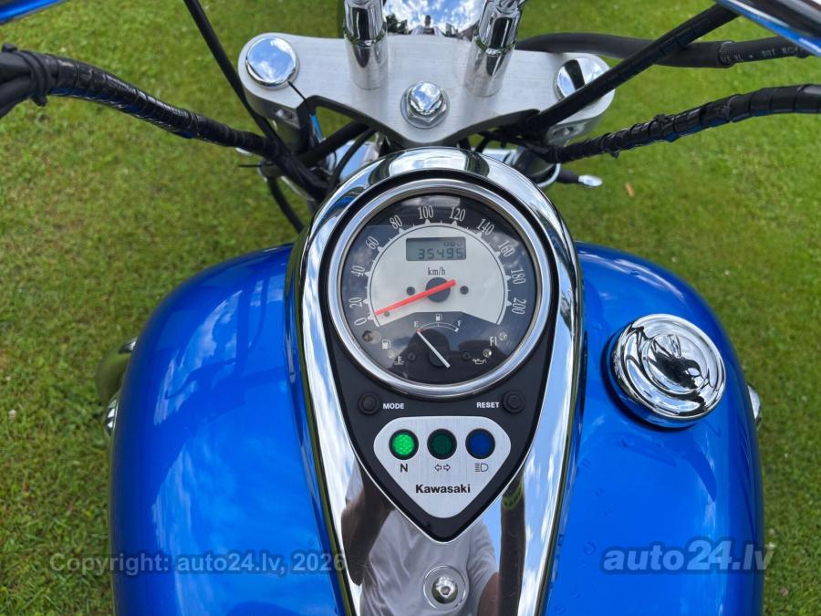 Zils Kawasaki VN 900 2007 Viljandi, ar dzinēja tilpumu 0.90 L un nobraukumu 35 tūkst. km par 4500 €, foto 5 vietnē AUTOMOTO.COM.LV