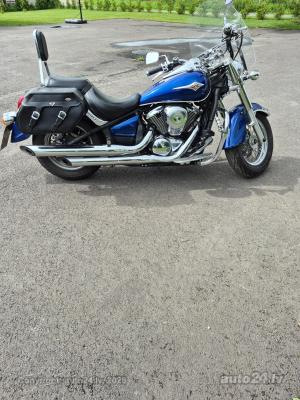 Zils Kawasaki VN 900 2012 Tallina, ar dzinēja tilpumu 0.90 L un nobraukumu 23 tūkst. km par 4750 €, foto  vietnē AUTOMOTO.COM.LV