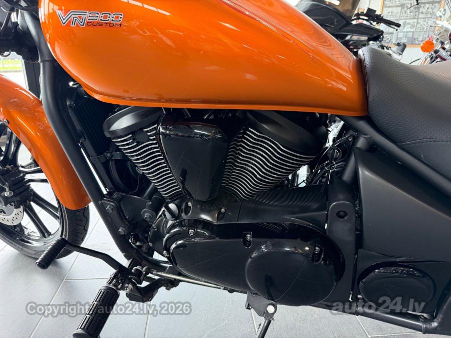 Оранжевый Кавасаки VN 900 2012 в Таллин, объемом двигателя 0.90 л и пробегом 16 тыс. км за 5990 €, фото 17 на AUTOMOTO.COM.LV