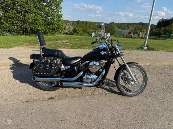 Black Kawasaki VN 1995 in Trakai, with an engine capacity of 0.80 L and mileage of 37 thousand km for 2950 €, photo 1 on AUTOMOTO.COM.LV