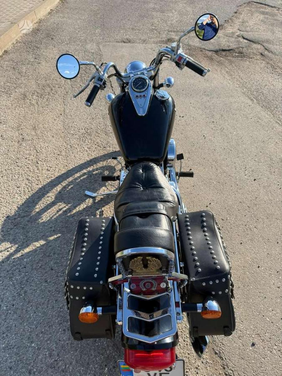 Black Kawasaki VN 1995 in Trakai, with an engine capacity of 0.80 L and mileage of 37 thousand km for 2950 €, photo 13 on AUTOMOTO.COM.LV