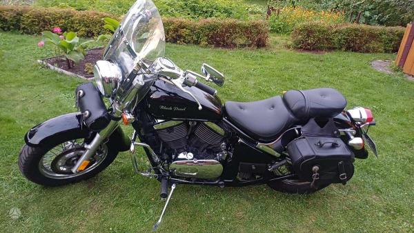 Black Kawasaki VN 1996 in Kaunas, with an engine capacity of 0.80 L and mileage of 40 thousand km for 2750 €, photo 3 on AUTOMOTO.COM.LV