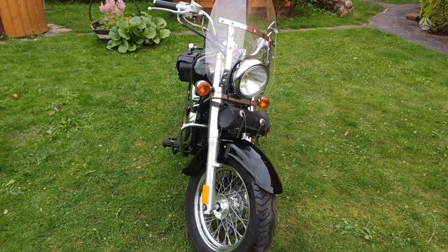 Black Kawasaki VN 1996 in Kaunas, with an engine capacity of 0.80 L and mileage of 40 thousand km for 2750 €, photo 5 on AUTOMOTO.COM.LV