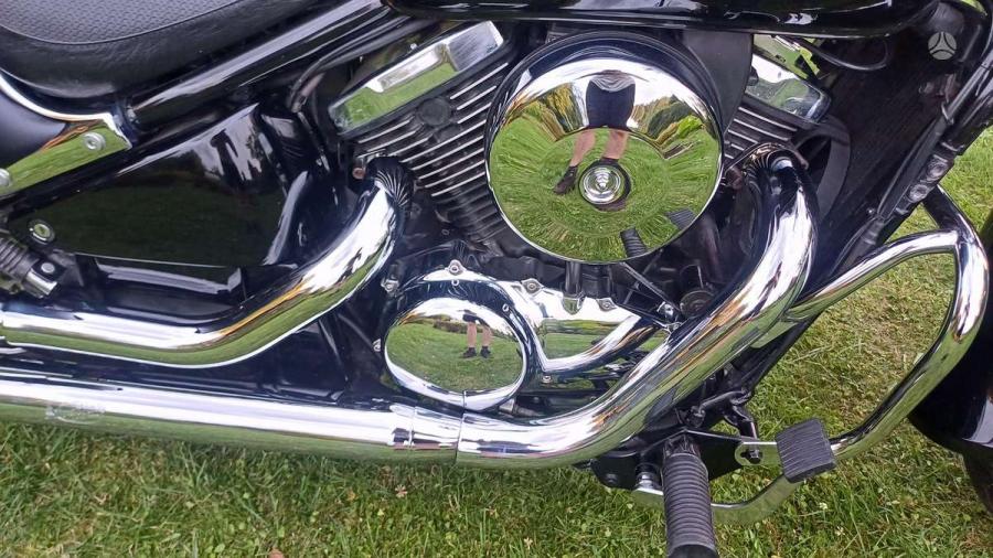 Black Kawasaki VN 1996 in Kaunas, with an engine capacity of 0.80 L and mileage of 40 thousand km for 2750 €, photo 7 on AUTOMOTO.COM.LV