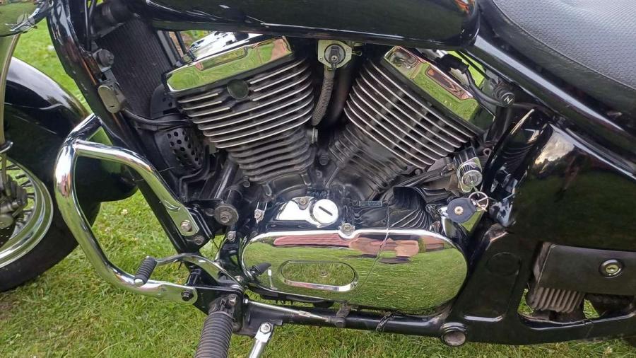Black Kawasaki VN 1996 in Kaunas, with an engine capacity of 0.80 L and mileage of 40 thousand km for 2750 €, photo 9 on AUTOMOTO.COM.LV