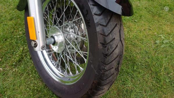 Black Kawasaki VN 1996 in Kaunas, with an engine capacity of 0.80 L and mileage of 40 thousand km for 2750 €, photo 10 on AUTOMOTO.COM.LV