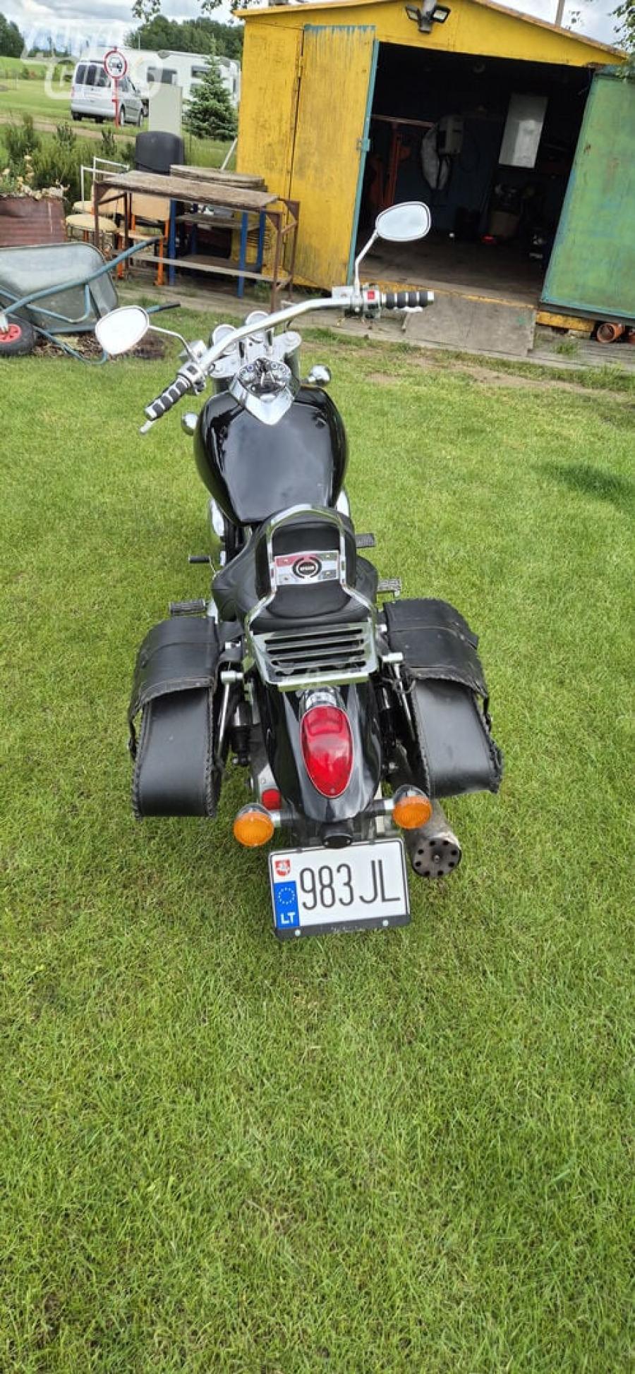 Melns Kawasaki VN 2004 Klaipėda, ar dzinēja tilpumu 1.50 L un nobraukumu 0 tūkst. km par 3499 €, foto 4 vietnē AUTOMOTO.COM.LV
