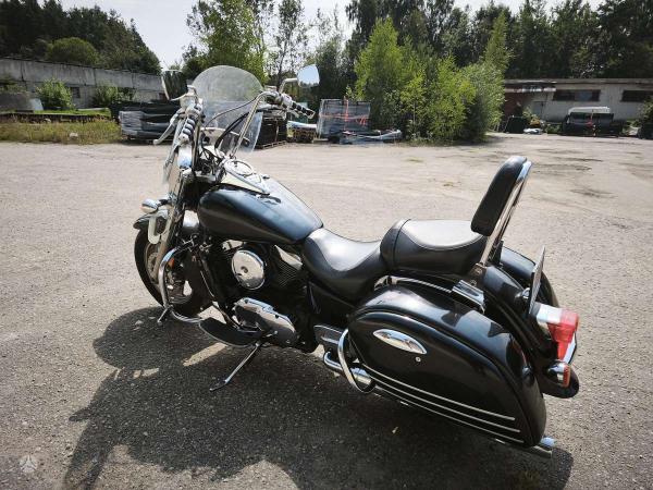 Black Kawasaki VN 2004 in Vilnius, with an engine capacity of 1.47 L and mileage of 49 thousand km for 3900 €, photo 2 on AUTOMOTO.COM.LV
