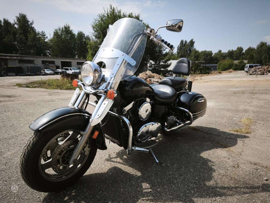 Black Kawasaki VN 2004 in Vilnius, with an engine capacity of 1.47 L and mileage of 49 thousand km for 3900 €, photo 4 on AUTOMOTO.COM.LV
