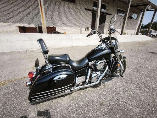 Black Kawasaki VN 2004 in Vilnius, with an engine capacity of 1.47 L and mileage of 49 thousand km for 3900 €, photo 5 on AUTOMOTO.COM.LV