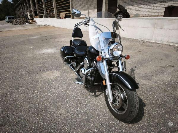Black Kawasaki VN 2004 in Vilnius, with an engine capacity of 1.47 L and mileage of 49 thousand km for 3900 €, photo 7 on AUTOMOTO.COM.LV
