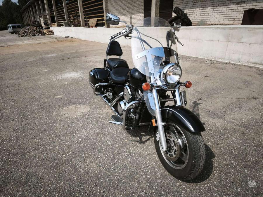 Black Kawasaki VN 2004 in Vilnius, with an engine capacity of 1.47 L and mileage of 49 thousand km for 3900 €, photo 8 on AUTOMOTO.COM.LV