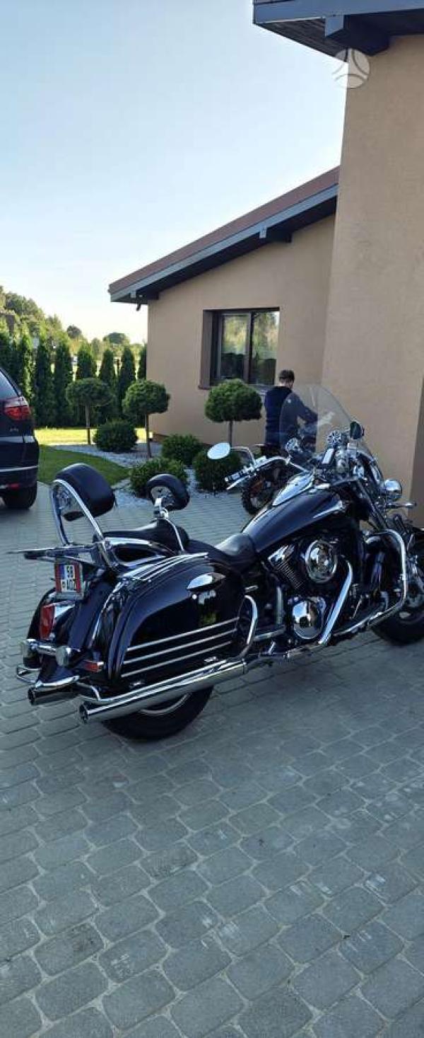 Black Kawasaki VN 2008 in Kretinga, with an engine capacity of 1.60 L and mileage of 40 thousand km for 6300 €, photo 1 on AUTOMOTO.COM.LV