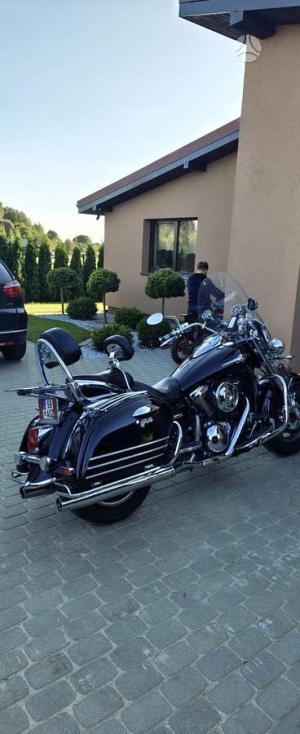 Black Kawasaki VN 2008 in Kretinga, with an engine capacity of 1.60 L and mileage of 40 thousand km for 6300 €, photo 1 on AUTOMOTO.COM.LV