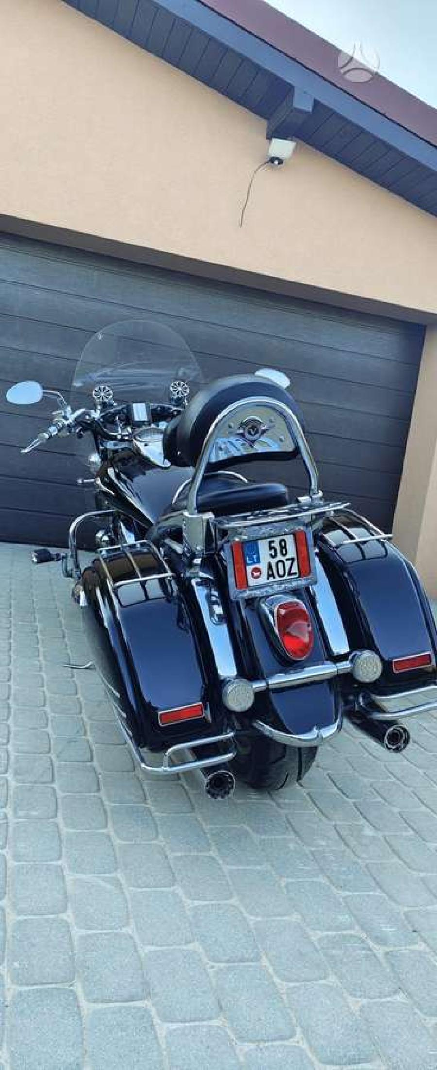Black Kawasaki VN 2008 in Kretinga, with an engine capacity of 1.60 L and mileage of 40 thousand km for 6300 €, photo 5 on AUTOMOTO.COM.LV