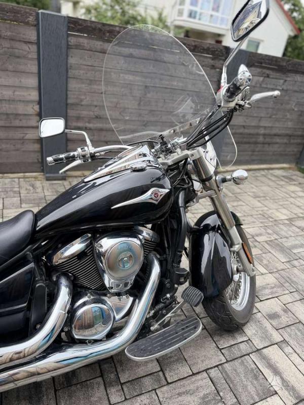 Black Kawasaki VN 2008 in Vilnius, with an engine capacity of 0.90 L and mileage of 34 thousand km for 4200 €, photo 4 on AUTOMOTO.COM.LV