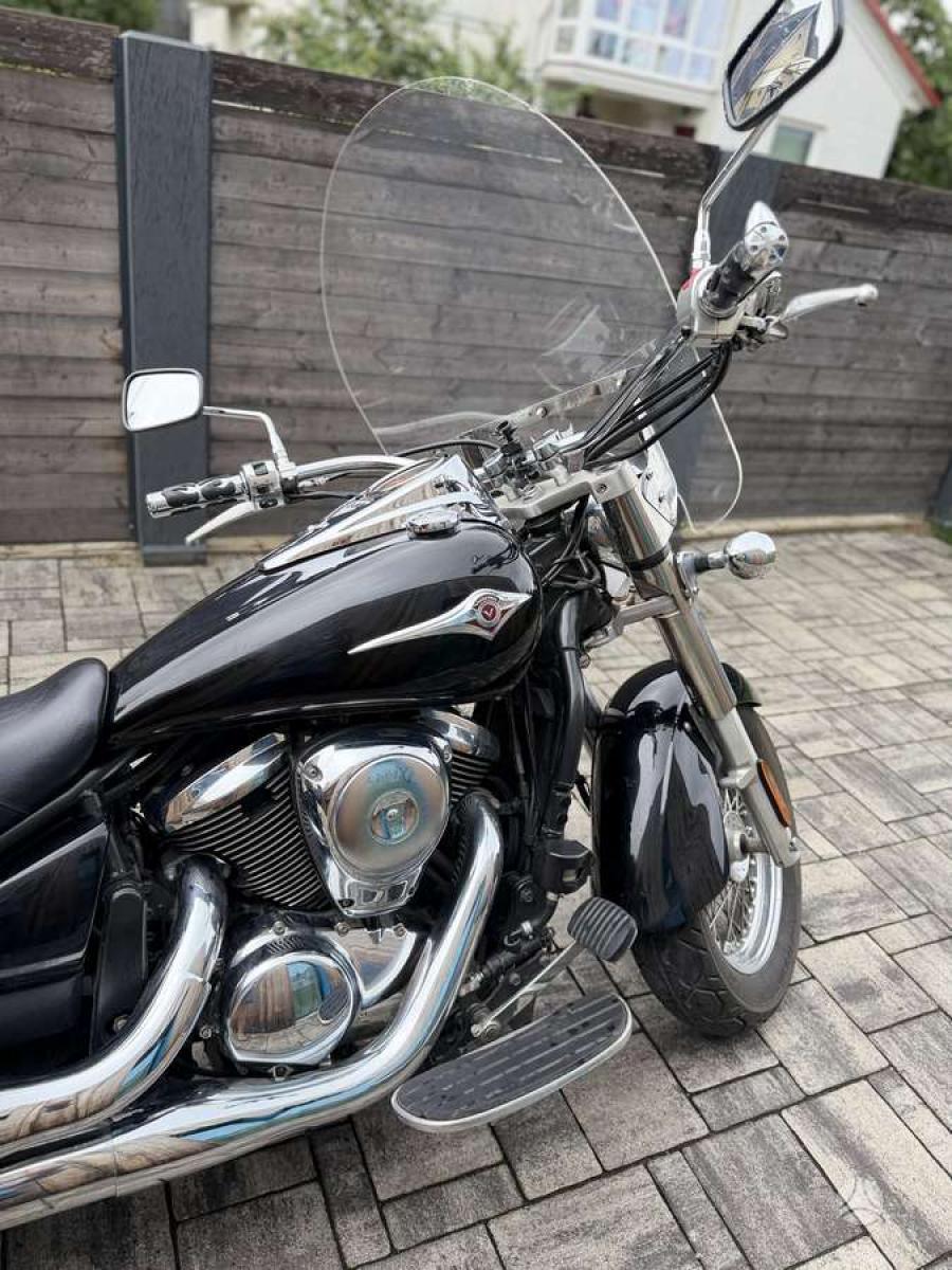 Melns Kawasaki VN 2008 Viļņa, ar dzinēja tilpumu 0.90 L un nobraukumu 34 tūkst. km par 4200 €, foto 5 vietnē AUTOMOTO.COM.LV