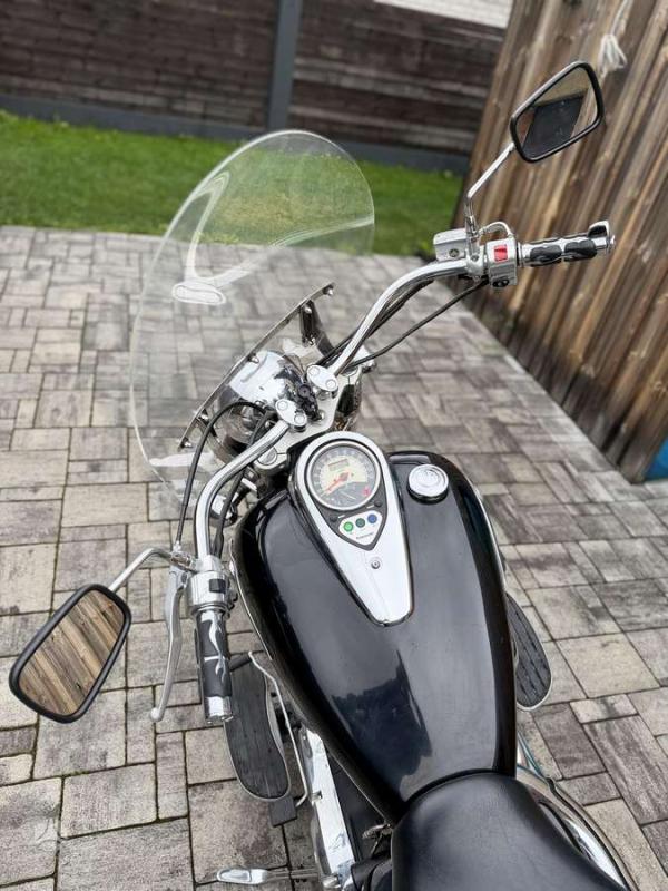 Black Kawasaki VN 2008 in Vilnius, with an engine capacity of 0.90 L and mileage of 34 thousand km for 4200 €, photo 6 on AUTOMOTO.COM.LV